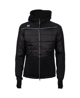 Arena Hooded Half Quilted Jacket | Blue Water Swim